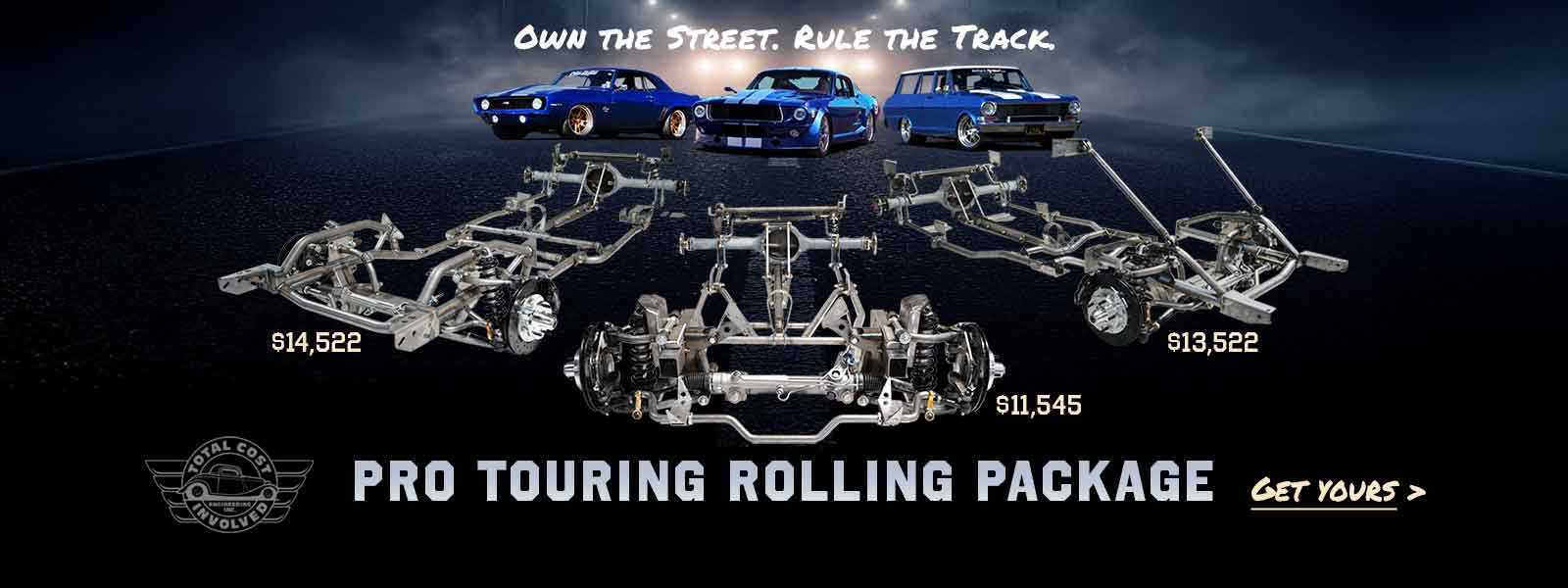Suspension and Chassis for Street Rods, Muscle Cars, & Pickups
